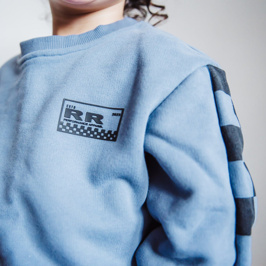 Oversized Performance Crewneck - Outer Blue – Rad Rascals